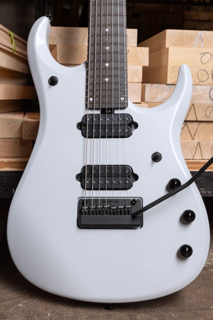 Ernie Ball Music Man JP15 7-String - Ketracel White, Axe Palace Exclusive | Axe Palace