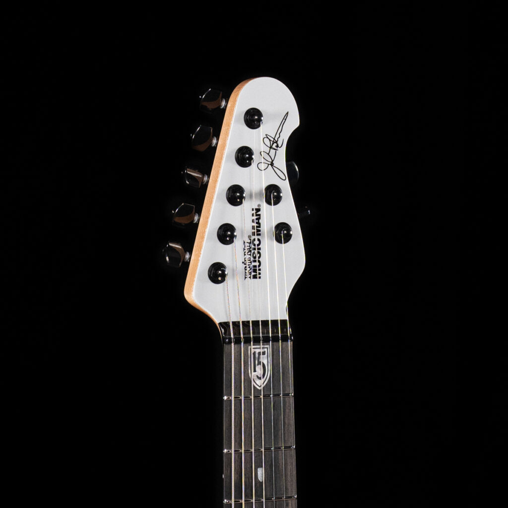 Ernie Ball Music Man JP15 7-String - Ketracel White, Axe Palace ...